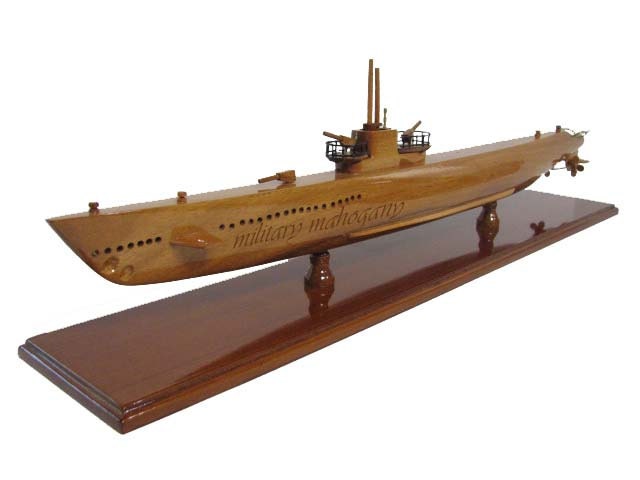 Navy Gato Class USS Wahoo SS-238 WWII Submarine Mahogany Wood | Etsy