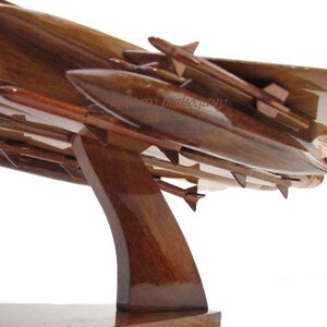 F-15 Eagle Strike USAF Air Force Wood Fighter Jet Military Mahogany ...