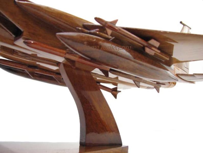 F-15 Eagle Strike USAF Air Force Wood Fighter Jet Military Mahogany ...