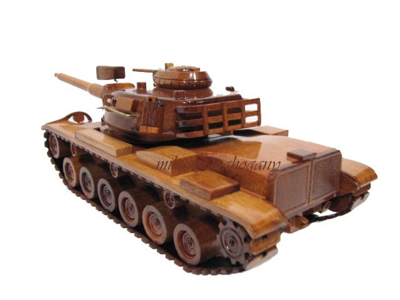 M60 M60A1 M60A2 M60A3 MBT Main Battle Tank Armor Mahogany Wood Wooden ...