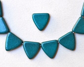 Triangle Czech Beads | Etsy