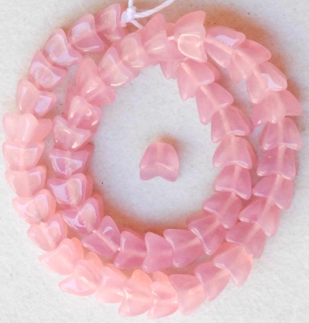 Small Flower Cup Beads - Tulip Cup Beads - Czech Glass Flower Beads ...