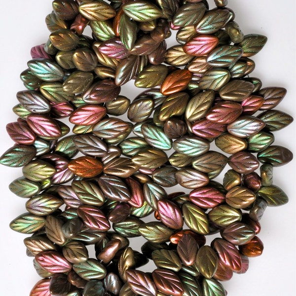 Autumn Leaf Bead - Etsy