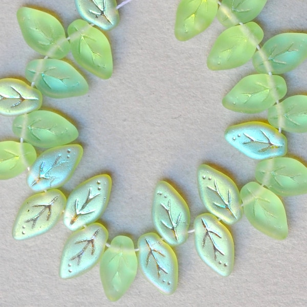 Leaf Beads - Etsy