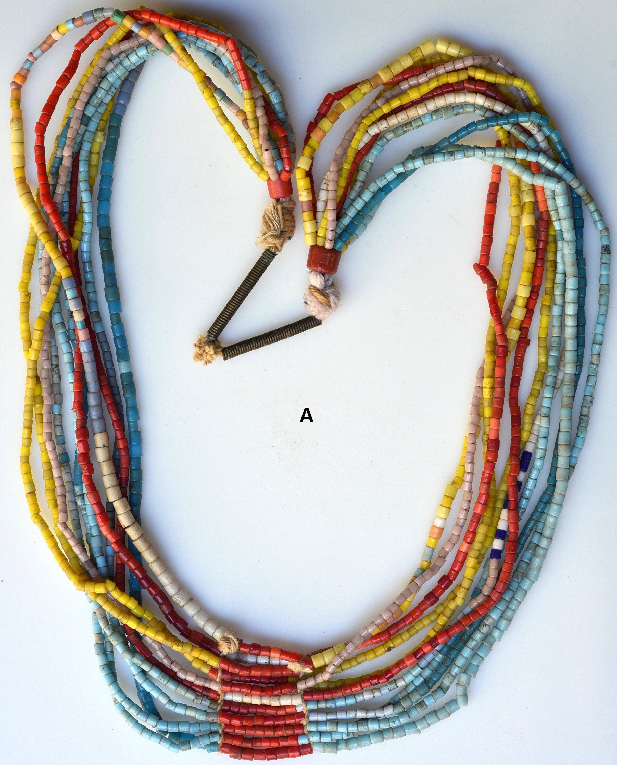 Vintage African Fulani Beaded Necklaces African Trade Beads | Etsy