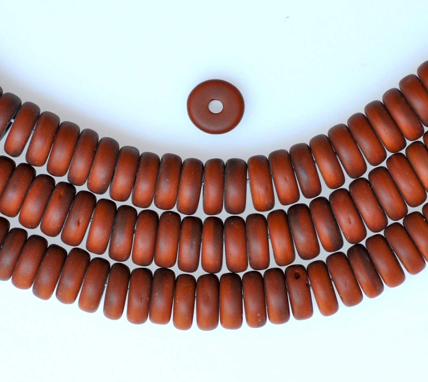 8mm Rondelle Spacer Bead - Czech Glass Beads - 4mm X 8mm - Various ...