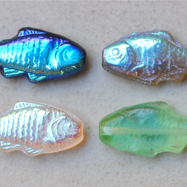 Glass Fish Beads - Etsy