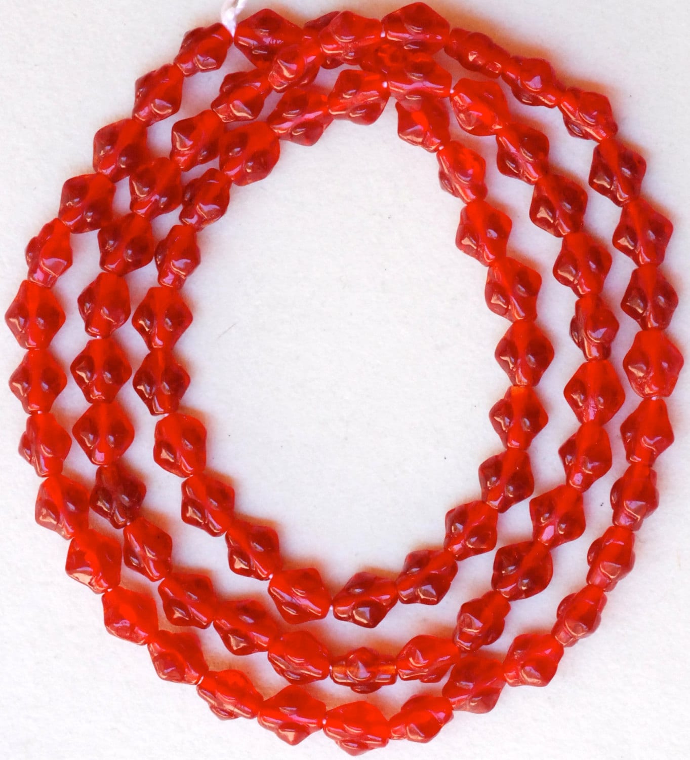 Small Lozenge Bead 7mm x 6mm Czech Glass Beads Various | Etsy