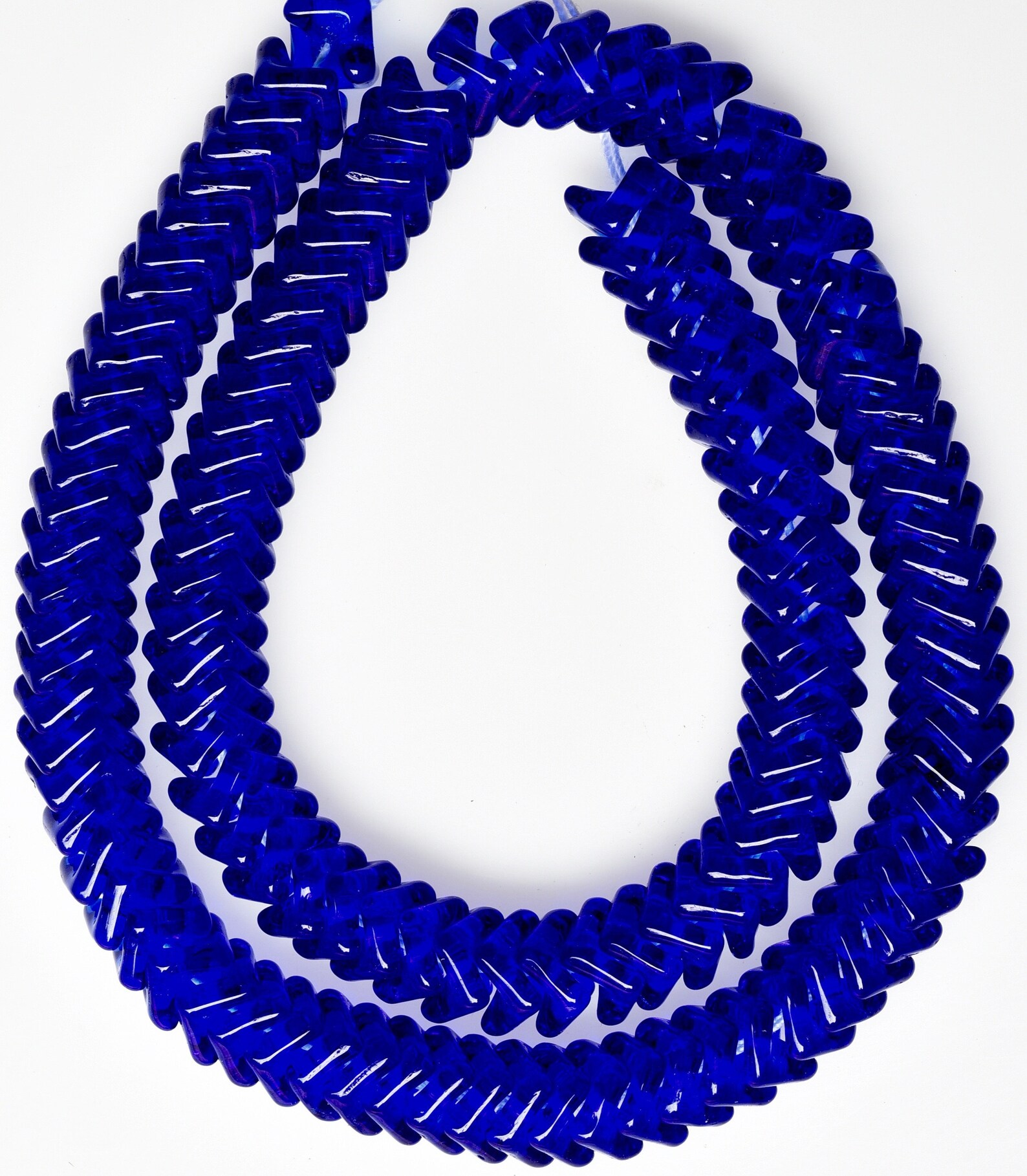 Interlocking Snake Beads - Czech Glass Beads - 10mm X 4mm - Various ...