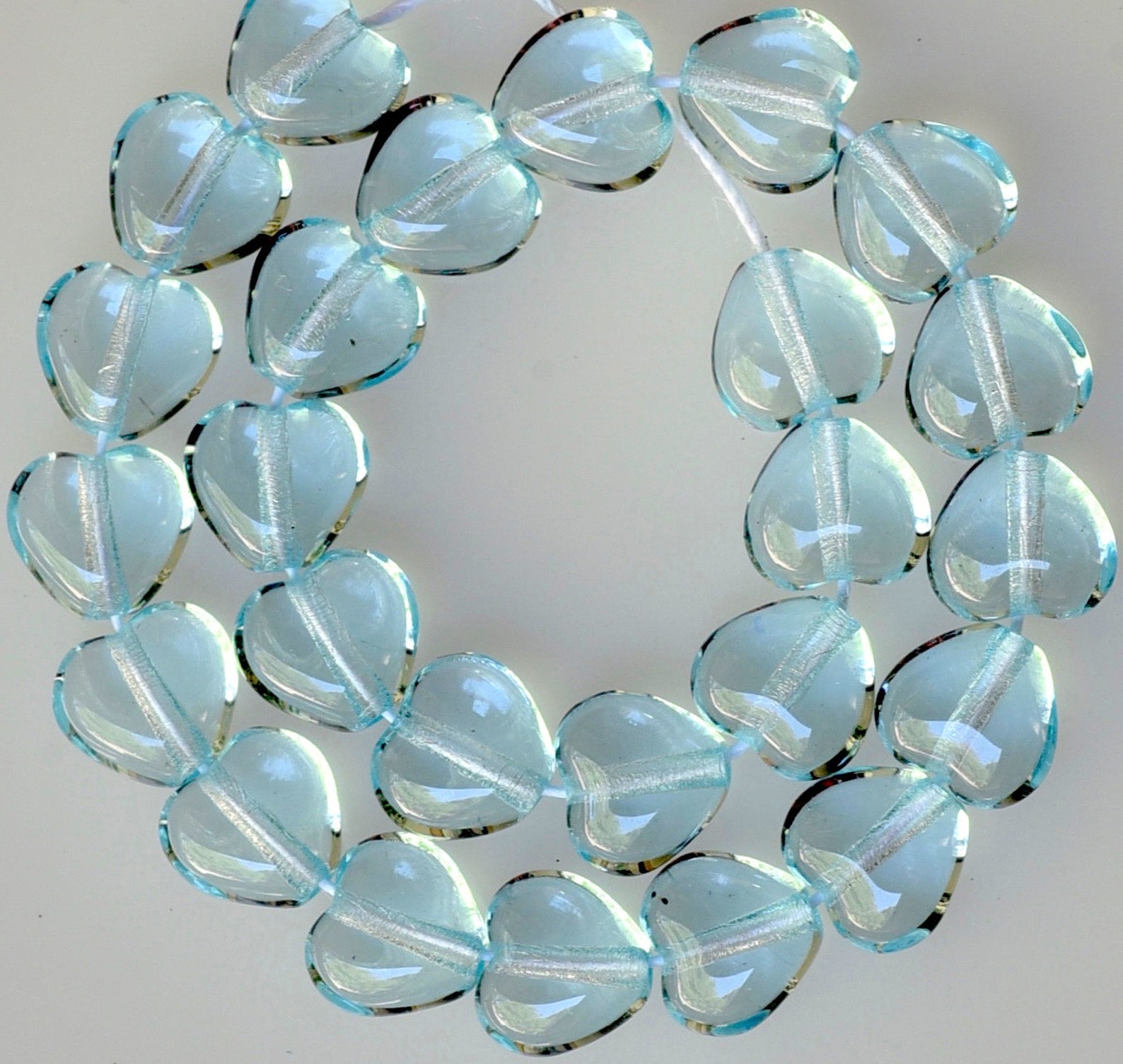 Small 6mm Czech Glass Heart Beads - Small Heart Beads - Qty 25+ - Etsy