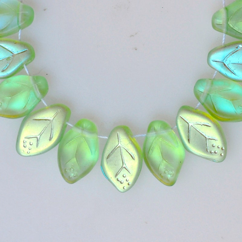 Leaf Beads - Etsy
