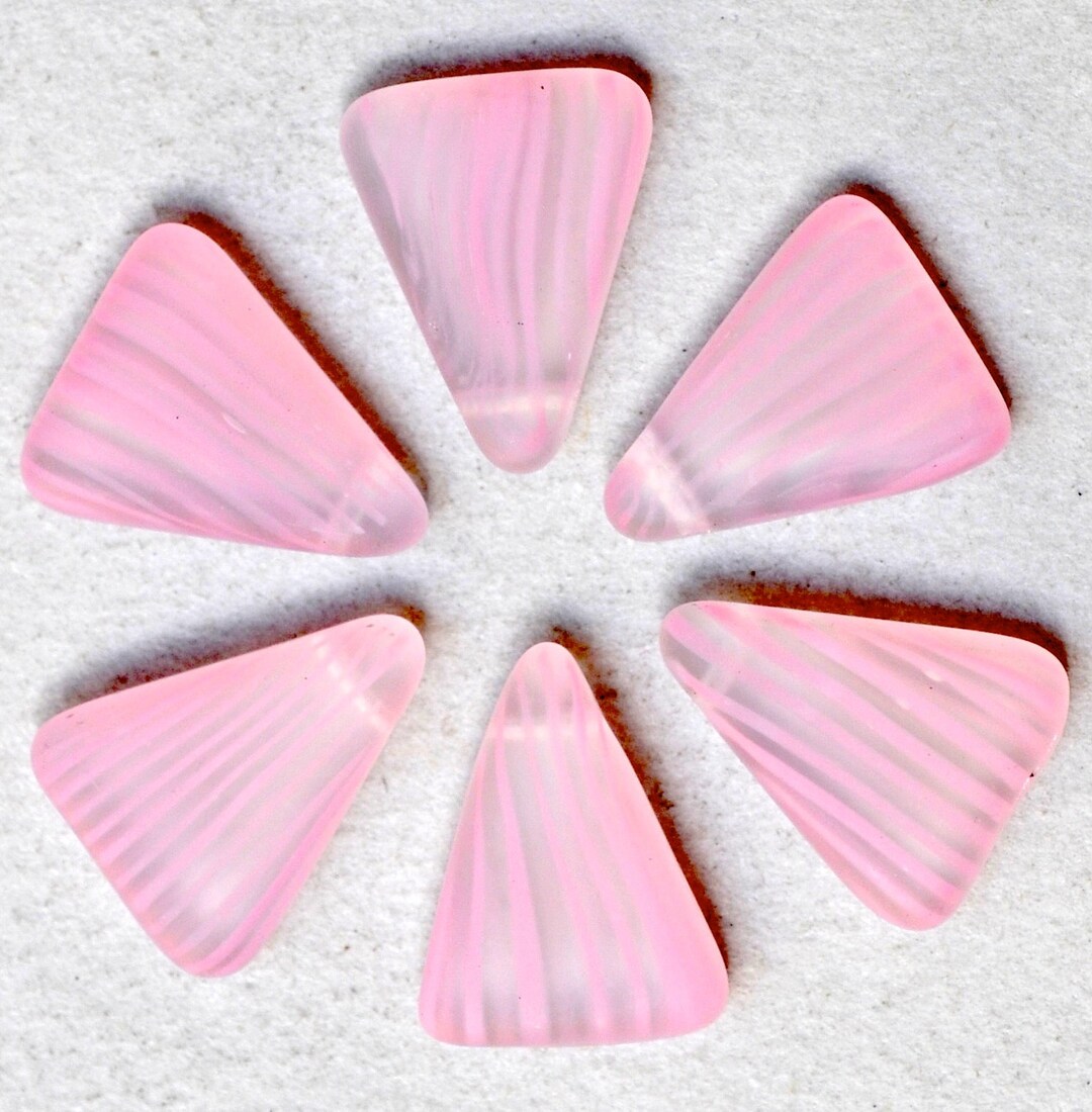19mm X 15mm Large Glass Triangle Bead - Czech Glass Triangle Beads ...