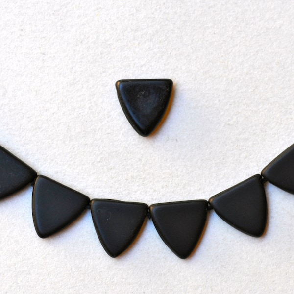 Czech Triangle Bead - Etsy