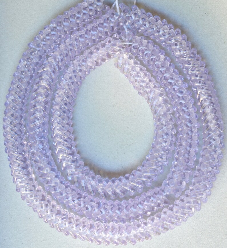 Interlocking Snake Beads Czech Glass Beads 10mm X 4mm | Etsy