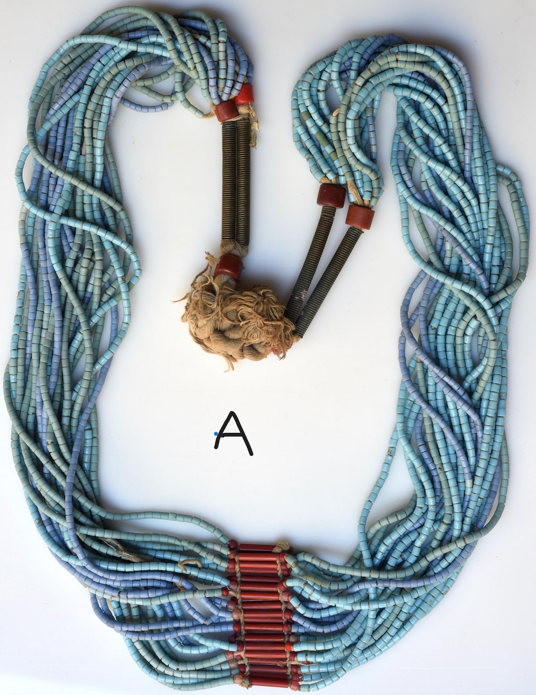 Vintage African Fulani Beaded Necklaces African Trade Beads 24-30 Inch ...