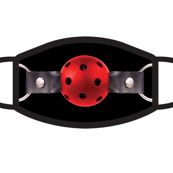 Ball Gag Face Mask - Etsy