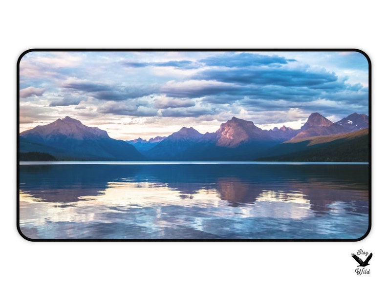 Mountain Lake Extra Large Desk Mat Keyboard Pad Nature - Etsy