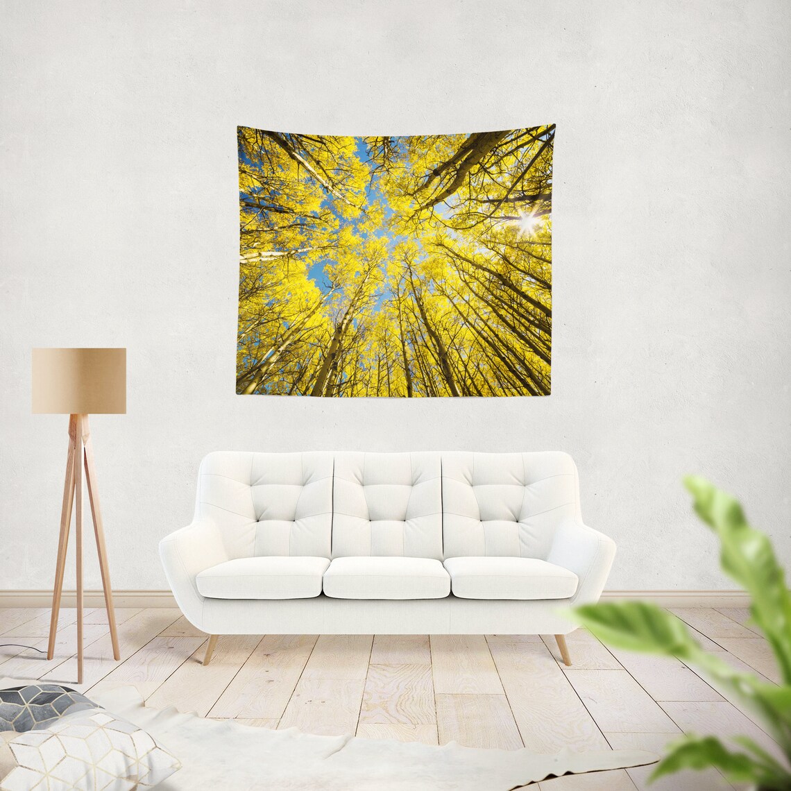 Tree Tapestry Wall Tapestry Trees Forest Woods Wilderness - Etsy