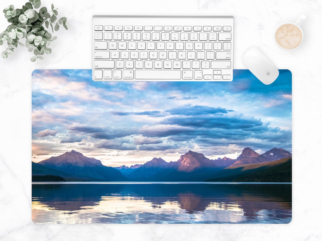 Mountain Lake Extra Large Desk Mat Keyboard Pad Nature - Etsy