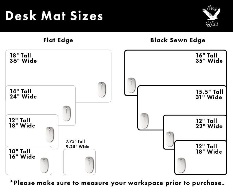 Mountain Trees, Large Desk Mat, Keyboard Pad, Nature Mouse Pad, Desk ...