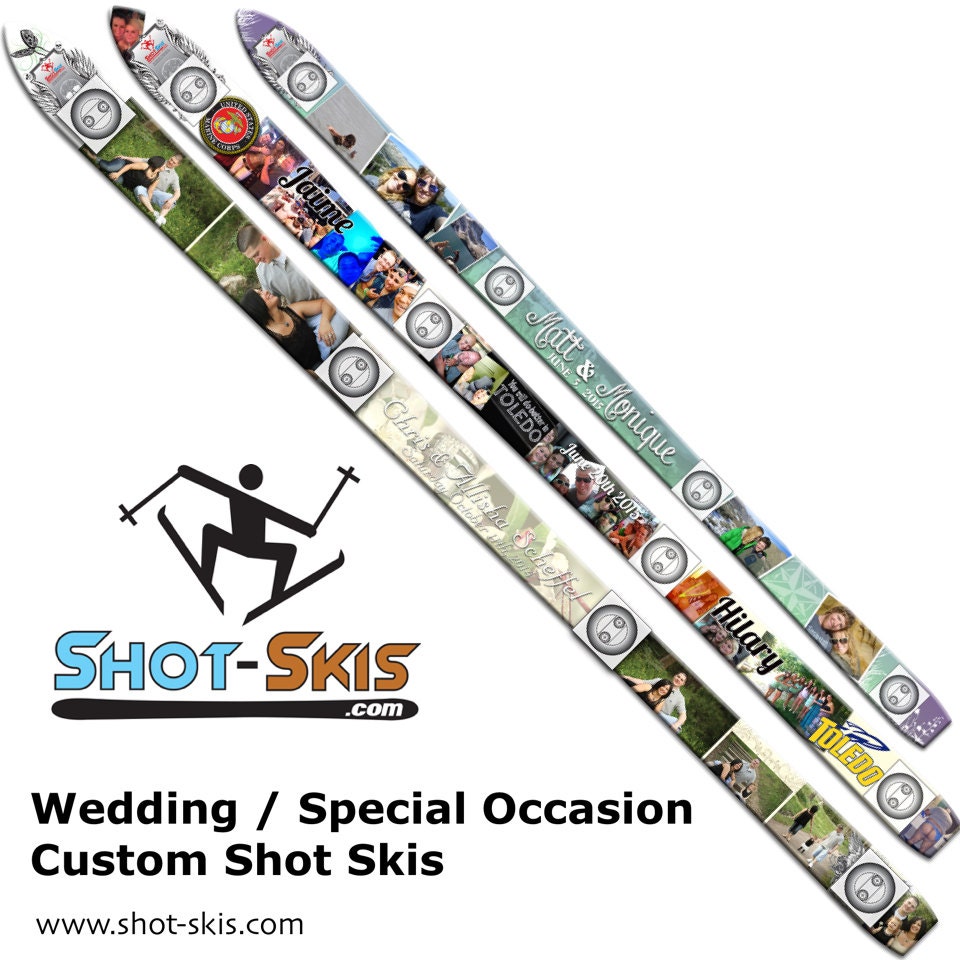 Wedding/special Event Shot Skis - Etsy