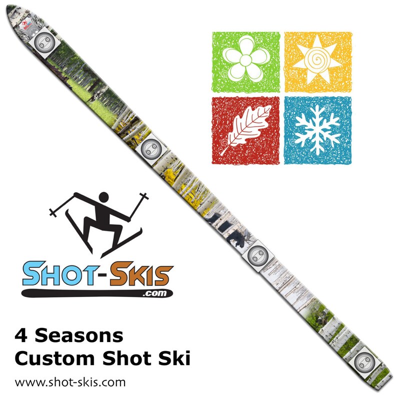 4 Seasons Shot Ski - Etsy