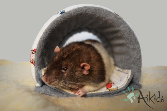 Snuggle Tunnel for Rats Handmade Fleece and Cotton Tunnel - Etsy