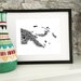 Papua New Guinea Map Art Print - Signed 8.5" X 11" Print of Original ...