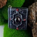 Spell Book Pendant, Miniature Black Book, Book of Spells, Grimoire Book ...