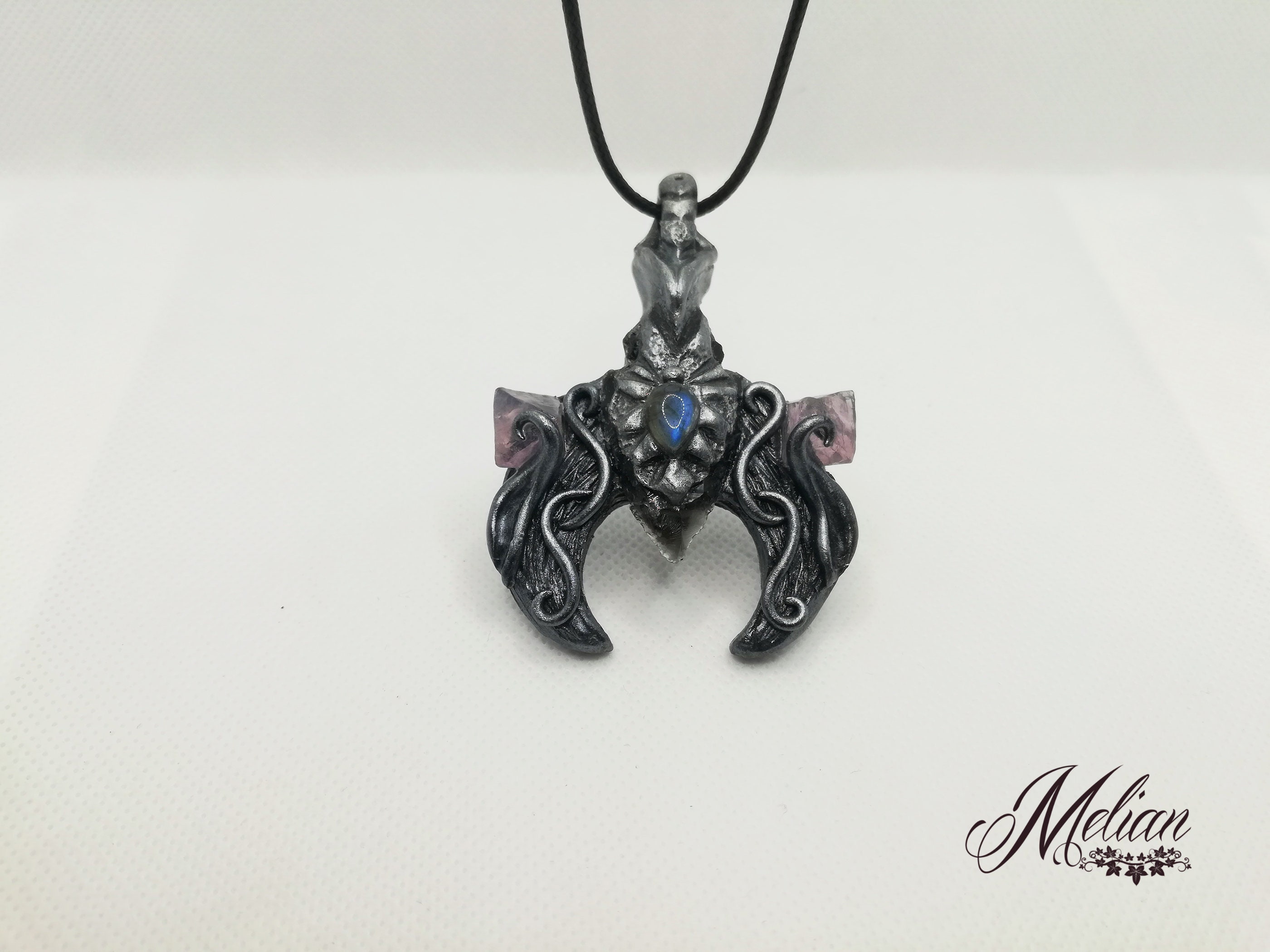 Warrior Moon Amulet Lunar Arrowhead Dark Elf Princess | Etsy