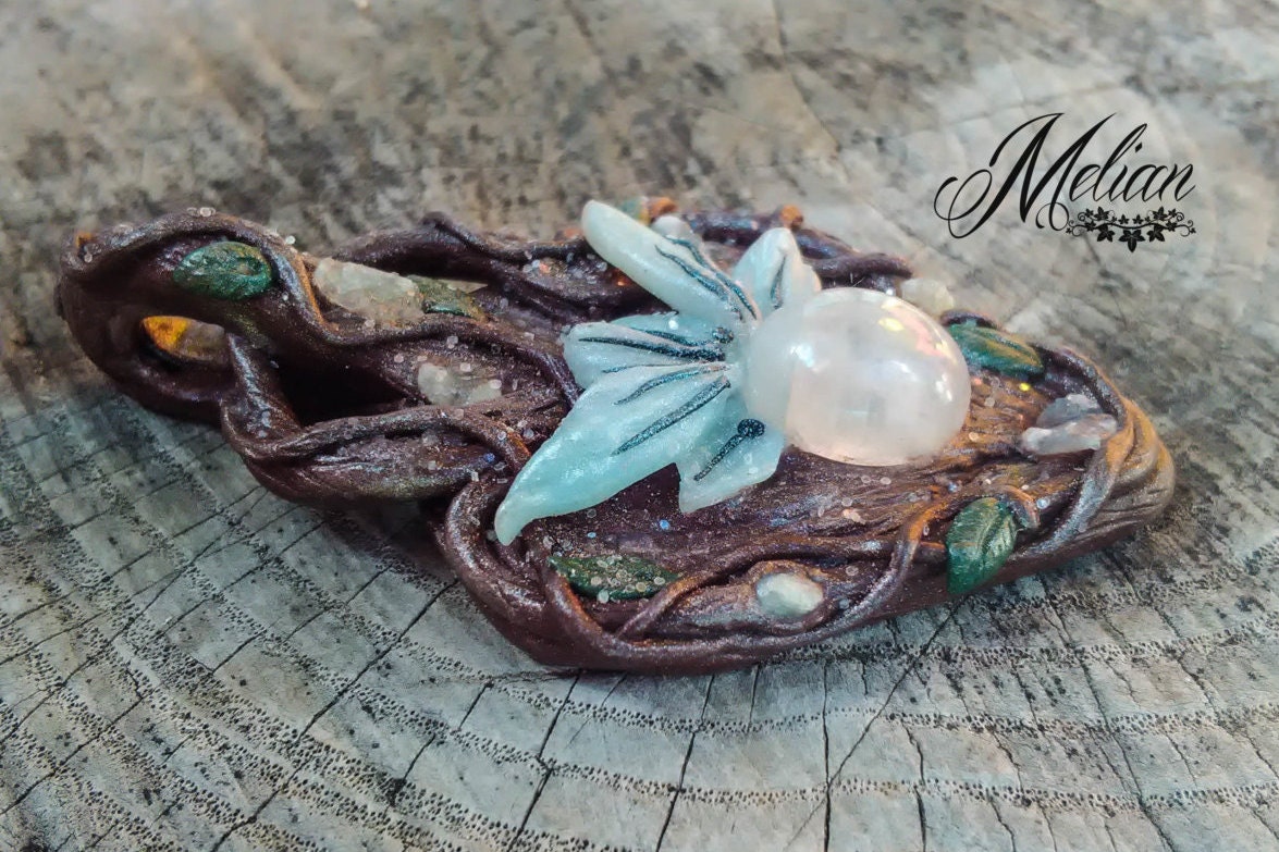 Forest Flower Moonstone Fantasy Fairy Jewelry Woodland - Etsy