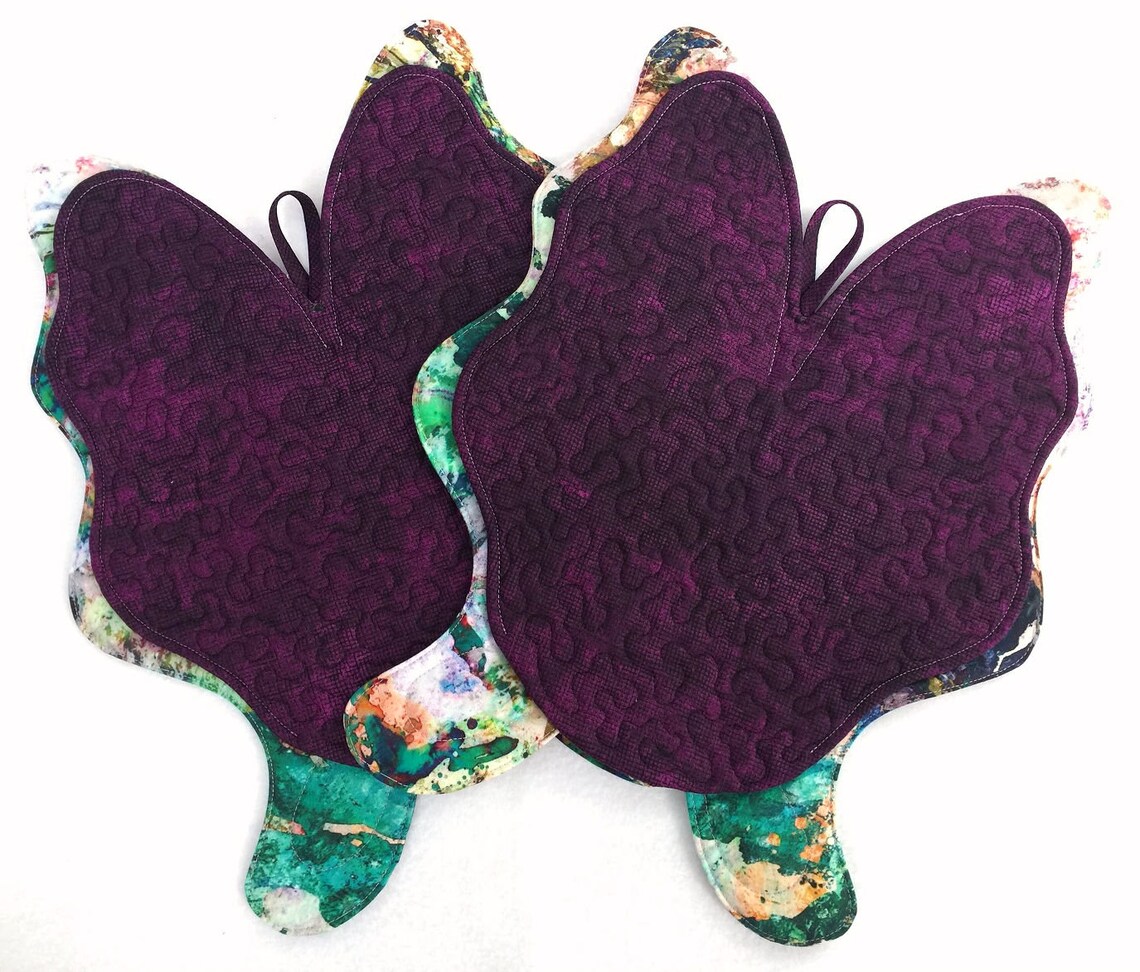 Quilted Butterfly Potholders EASY PDF Downloadable Pattern - Etsy Australia