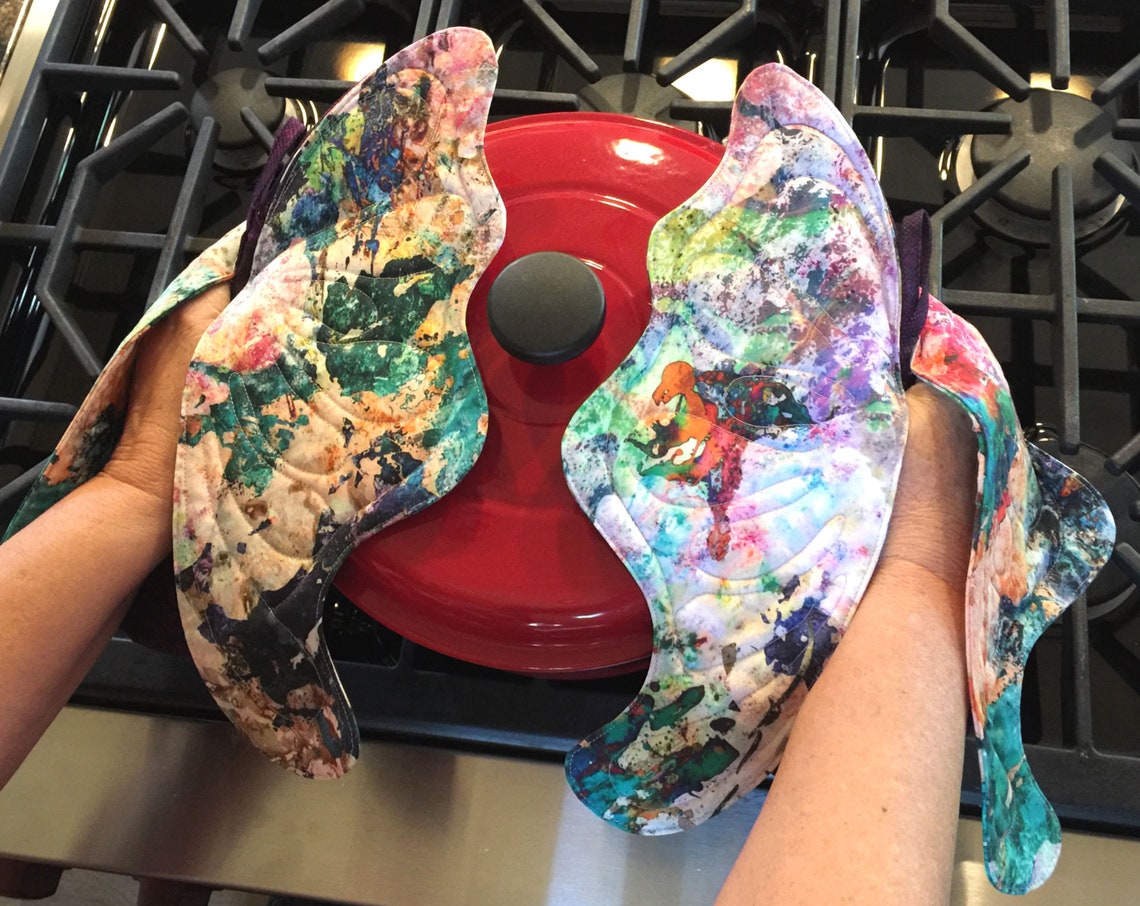 Quilted Butterfly Potholders EASY PDF Downloadable Pattern - Etsy Canada