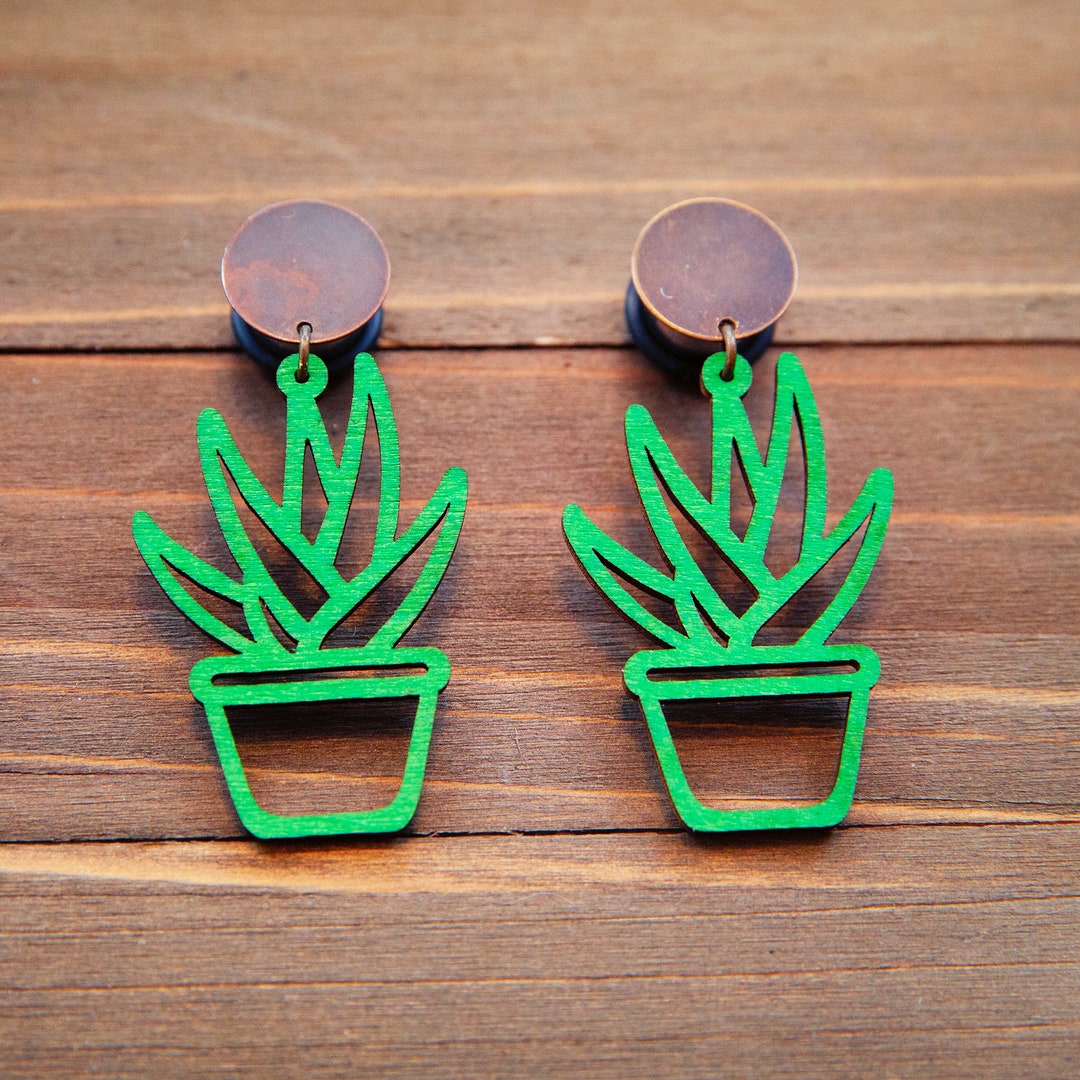 Aloe Dort Grüne Holz Plugs: 4g, 2g, 0g, 00g, 7/16, 1/2, 9/16, 5/8, 3/4 ...