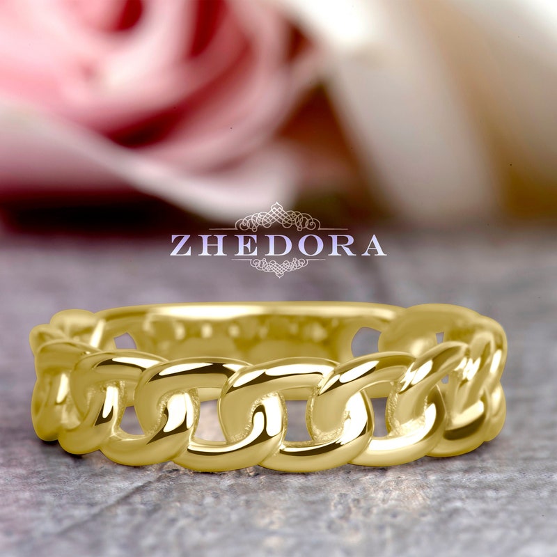 Chain Ring - Etsy