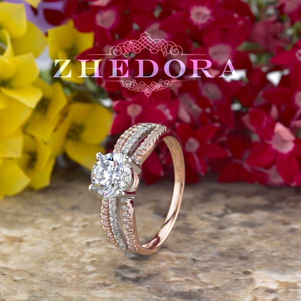 Two Tone Engagement - Etsy