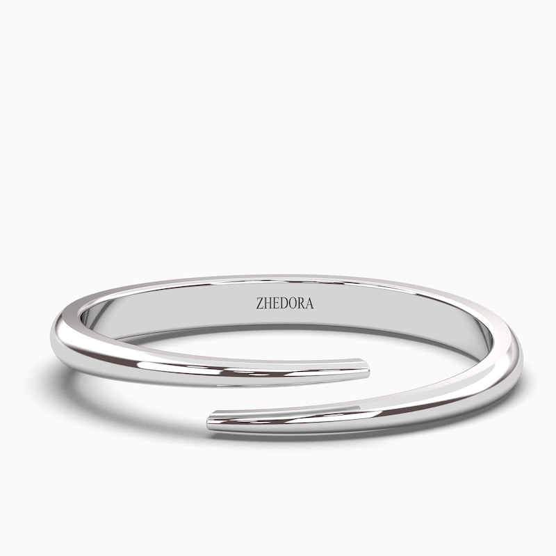 White Gold Ring - Etsy