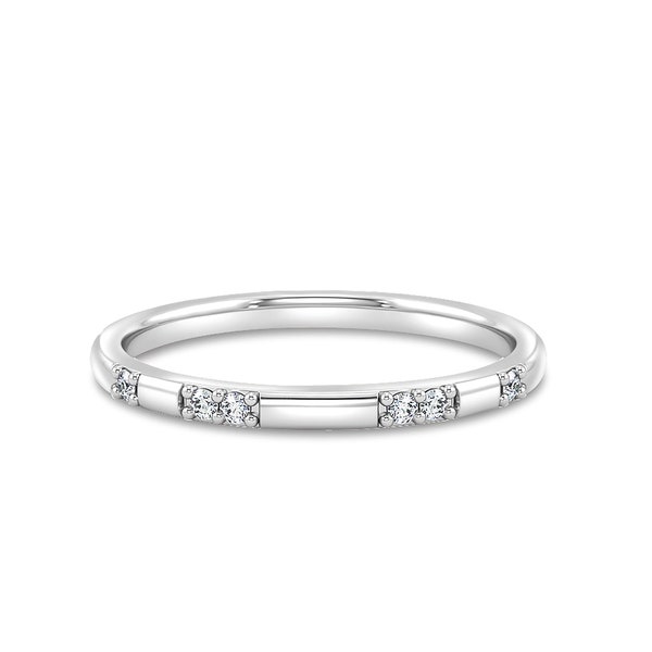 Thin Diamond Band - Etsy