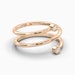 Wrap Ring, Wrap Around Ring, Twisty Band, Wrap Around Band, Gifts for ...