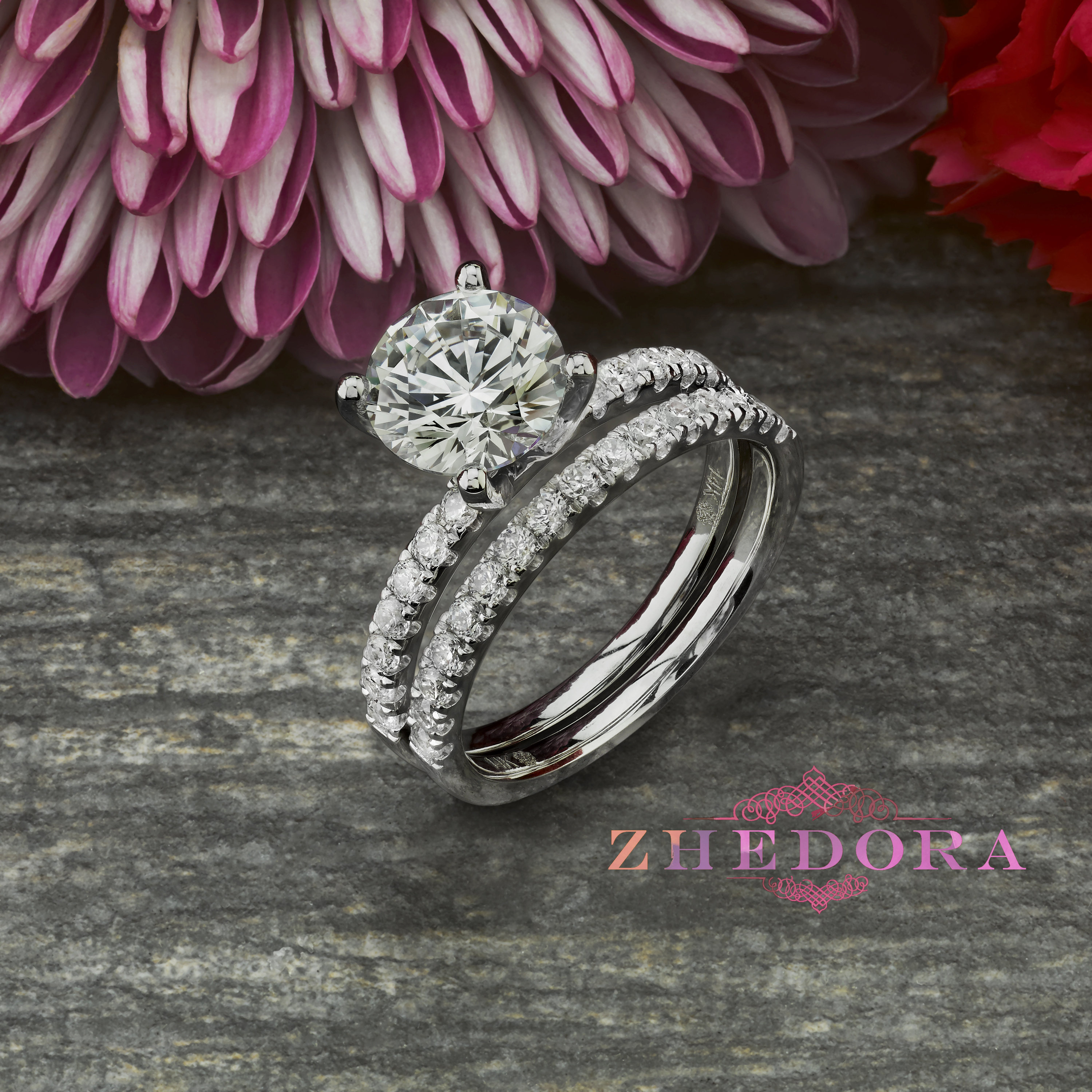 New 18k white gold wedding ring set - munimoro.gob.pe