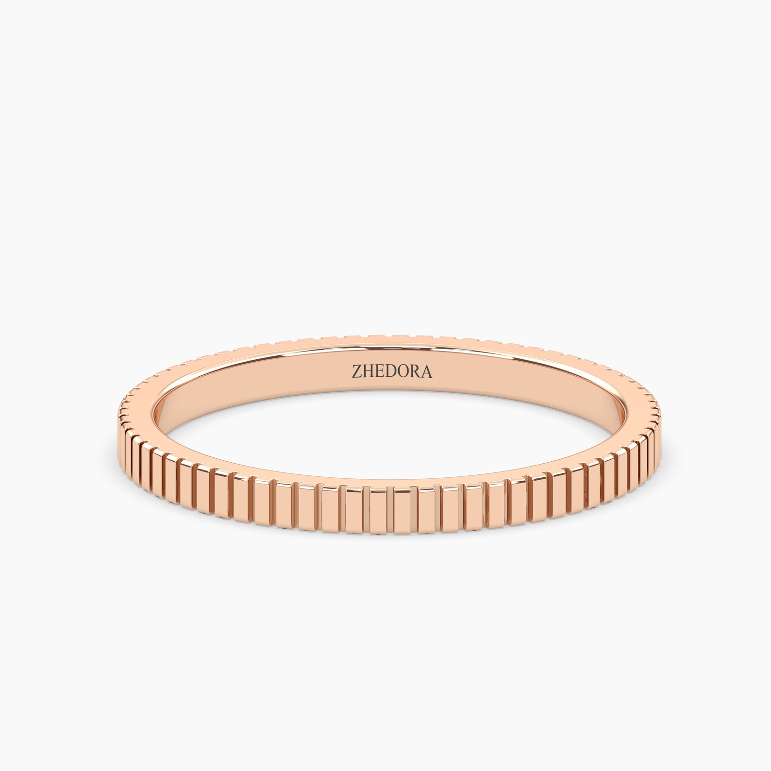 Solid Gold Bridal Band / Solid Gold Wedding Band / Dainty Band ...