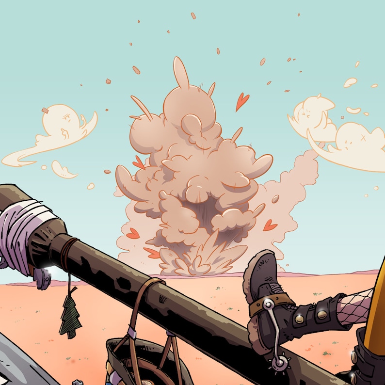 Tank Girl Explosion Poster - Etsy