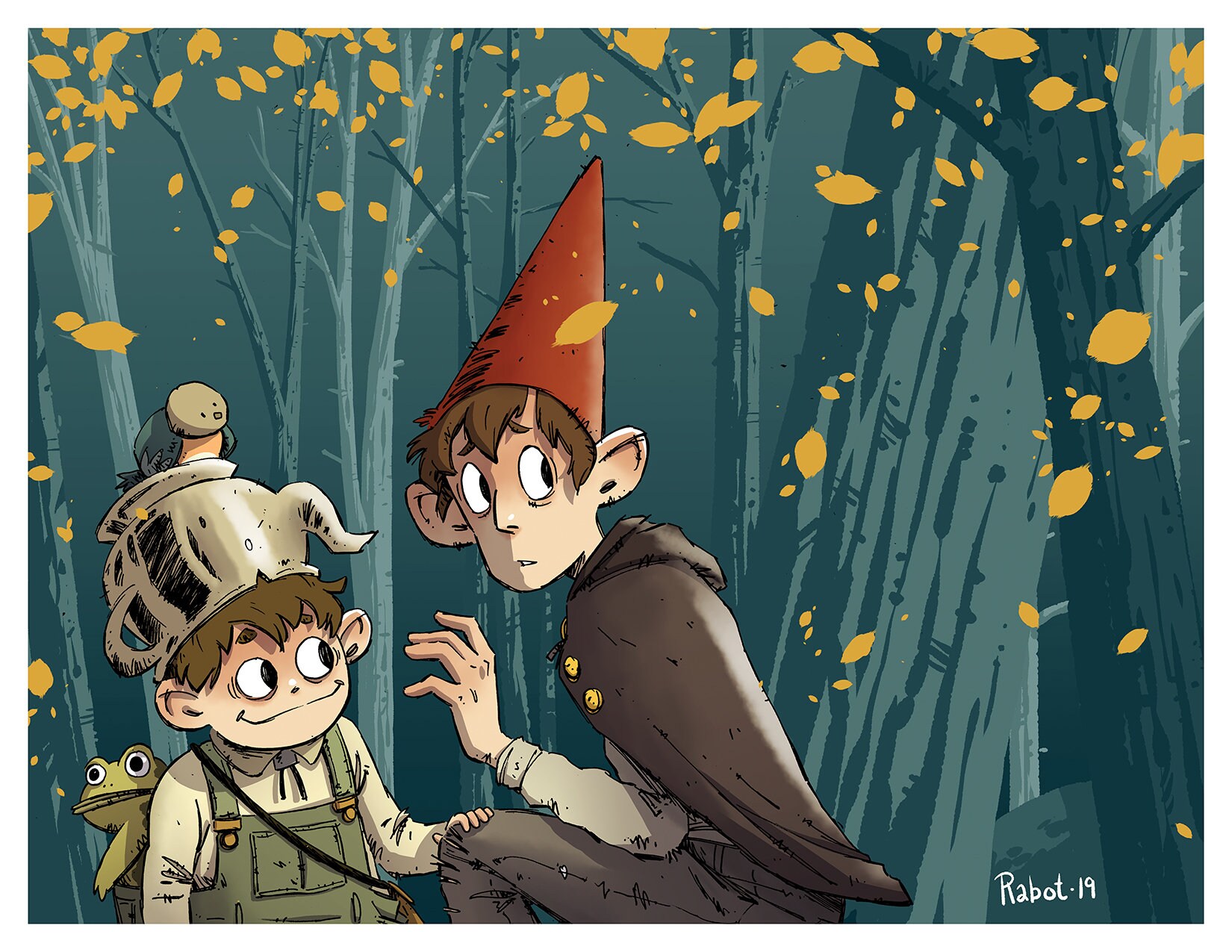 Over the Garden Wall Art Print OTGW Poster Geek Wall Decor - Etsy
