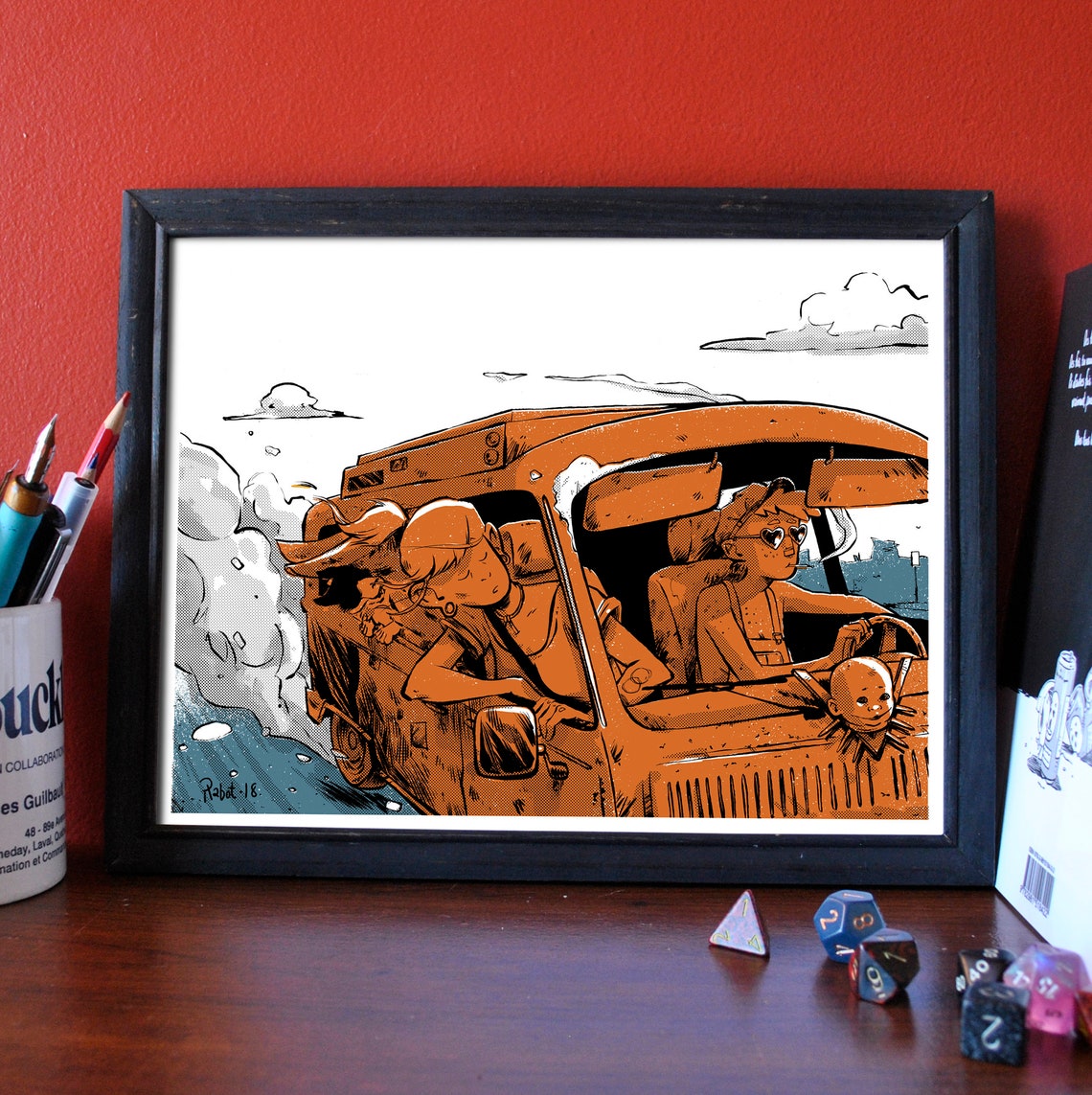 Roadtrip Art Print - Westfalia Poster - Etsy