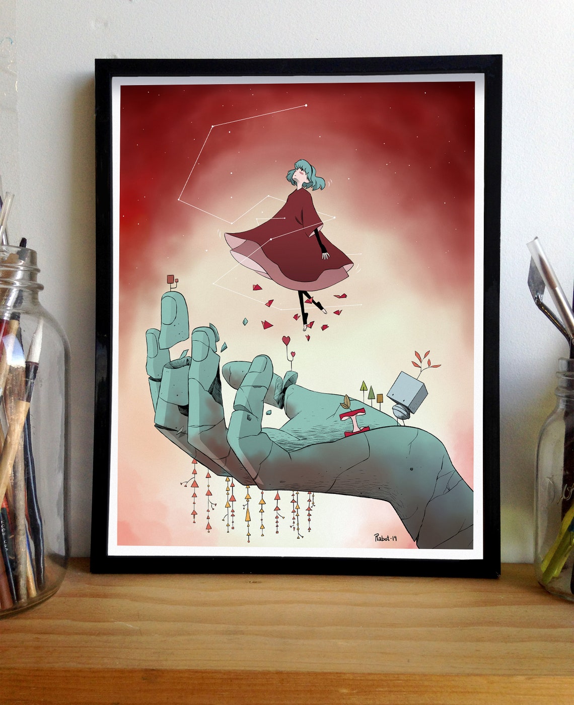 8.5 X 11 GRIS Art Print Gaming Poster Video Game - Etsy