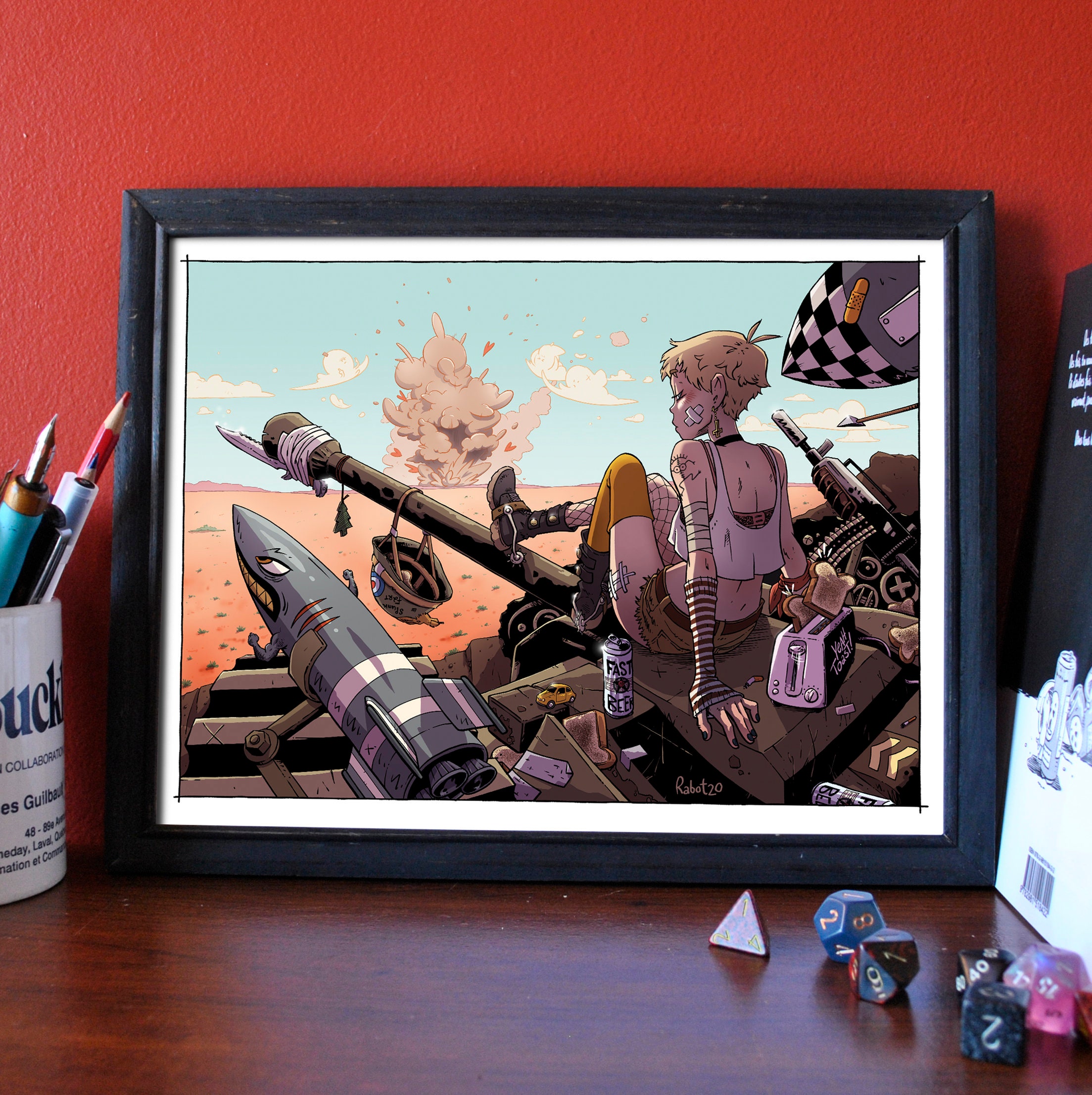 Tank Girl Explosion Poster - Etsy