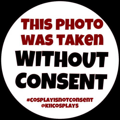 This Photo Was Taken Without Consent 6 Pinback Button - Etsy