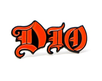DIO, Murray the Evil Mascot, Vintage 80s Cast Metal Pin Ronnie James ...