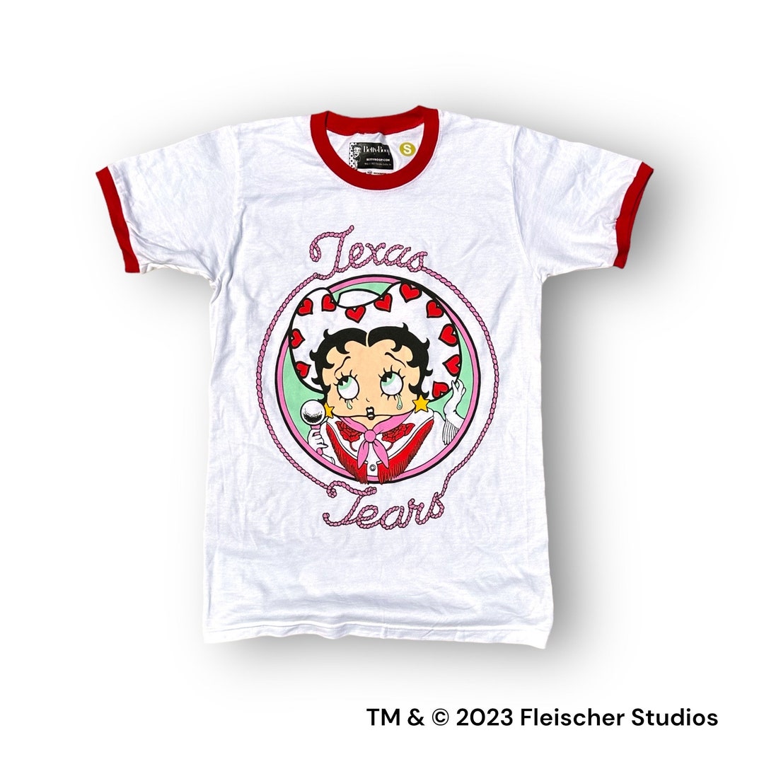Betty Boop - Texas Tears Ringer T Shirt - Etsy
