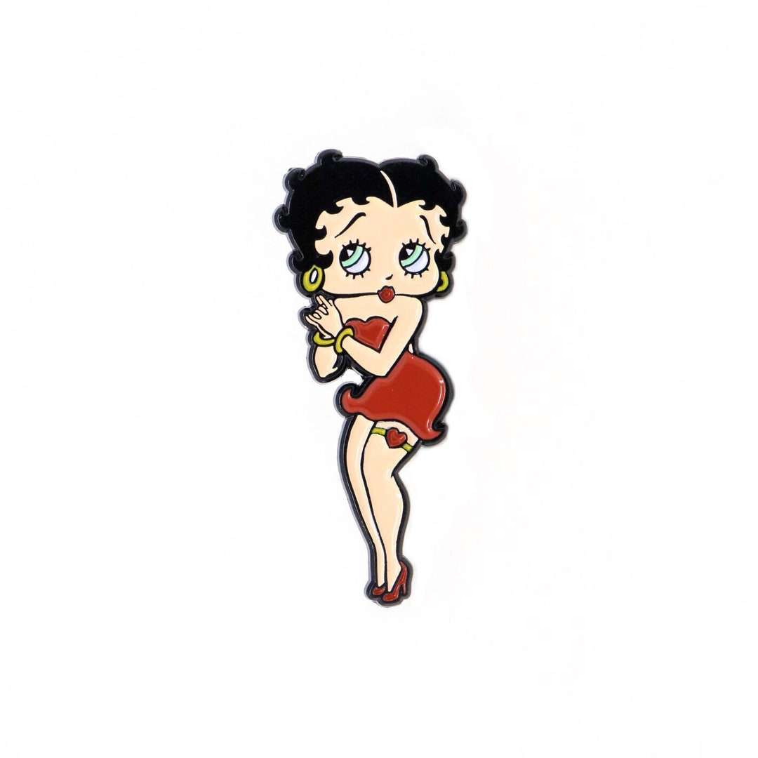 Betty Boop Standing Enamel Pin - Etsy